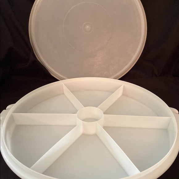 Tupperware | Kitchen | Vintage Tupperware Party Tray Tupper Seal Lid ...